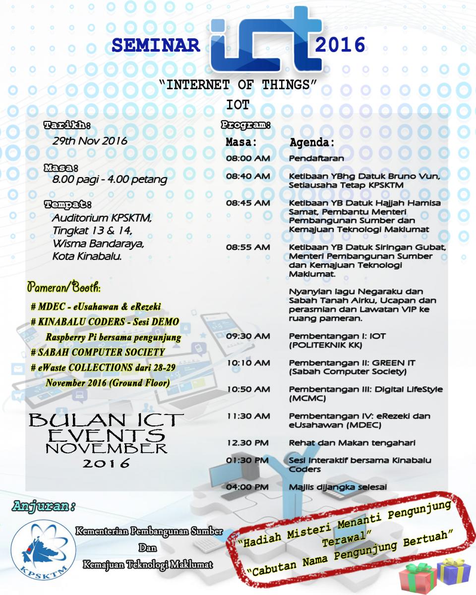 Seminar ICT KPSKTM | Kinabalu Coders